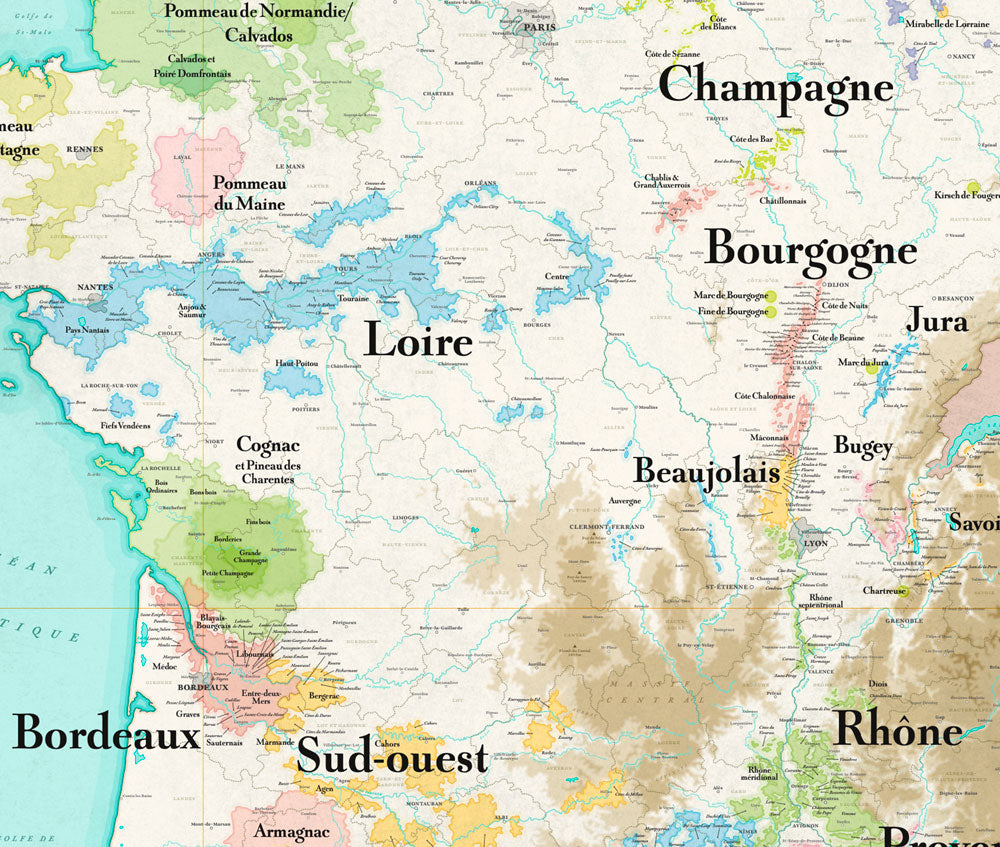 La Grande Carte des Vins & Alcools de France XL – La Carte des Vins s ...